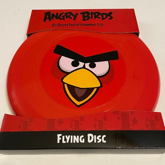 Commonwealth toy | Toys | Angry Birds Flying Disc Toy Frisbee Red ...